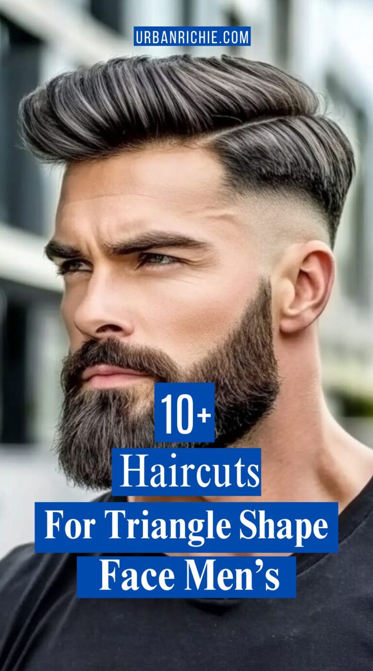10 Haircut For Triangle Shape Face Men - Urban Richie