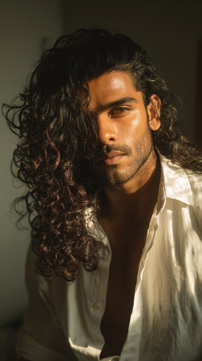 Men’s Long Curly Haircuts: Styles, Tips & Grooming